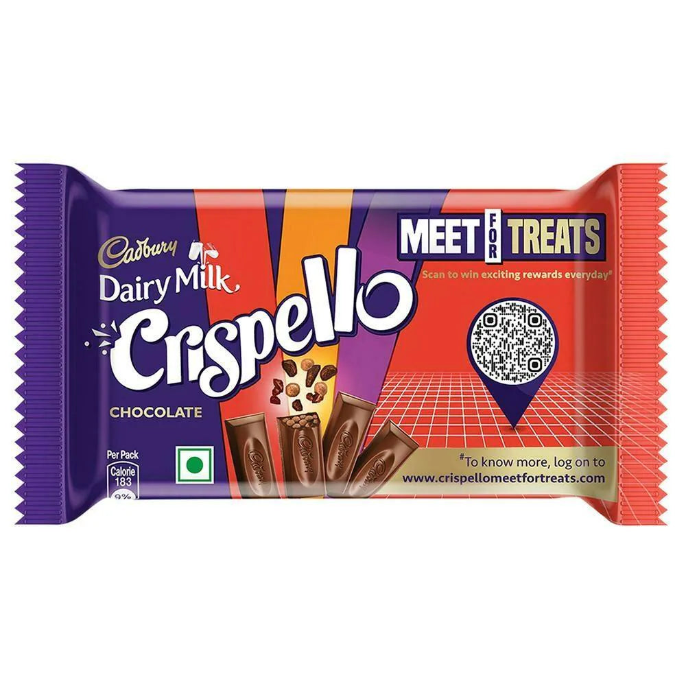 Buy Cadbury Dairy Milk Crispello Chocolate - Crispy Wafer and Chocolate ...